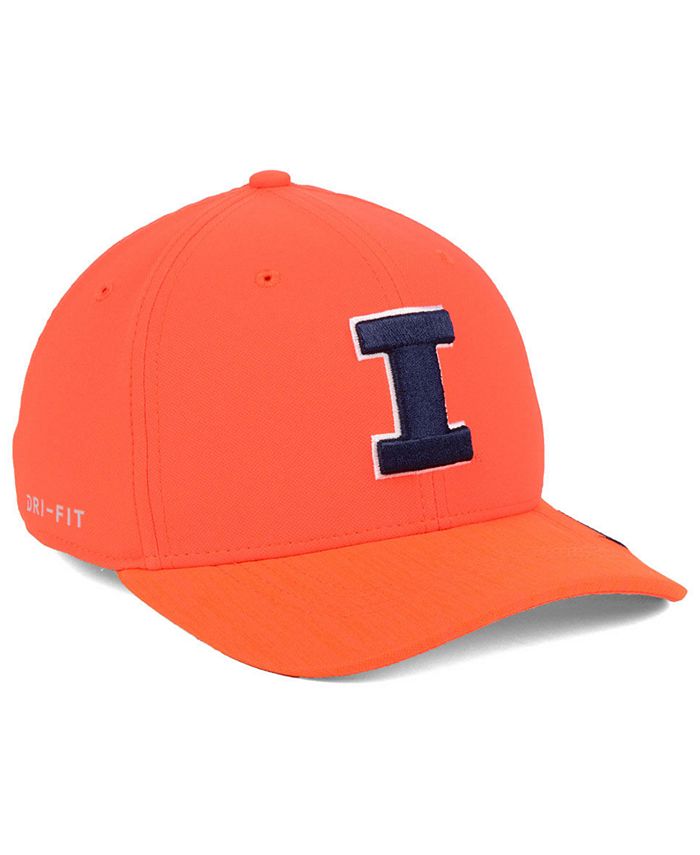 Nike Illinois Fighting Illini Arobill Swoosh Flex Cap - Macy's