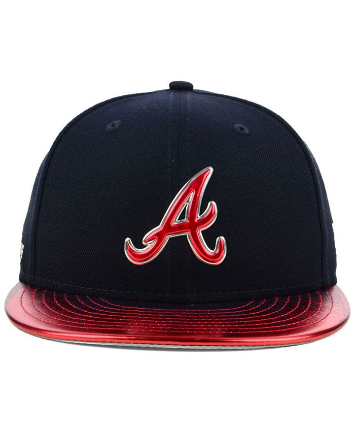 New Era Atlanta Braves Topps 9FIFTY Snapback Cap - Macy's