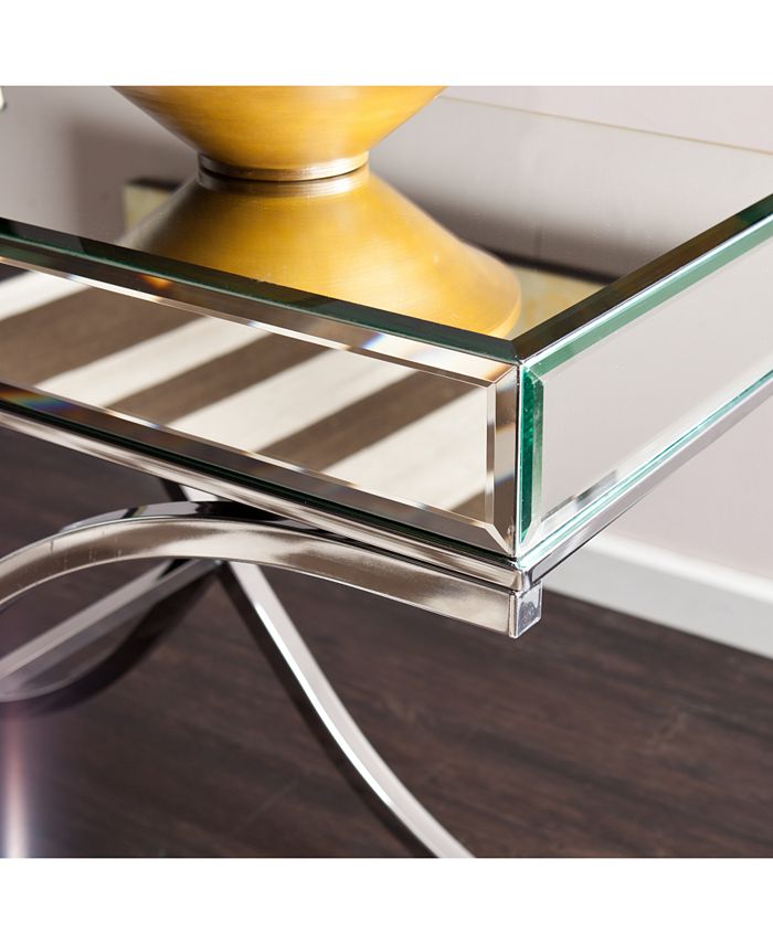 Southern Enterprises Ava Mirrored Console Table - Macy's