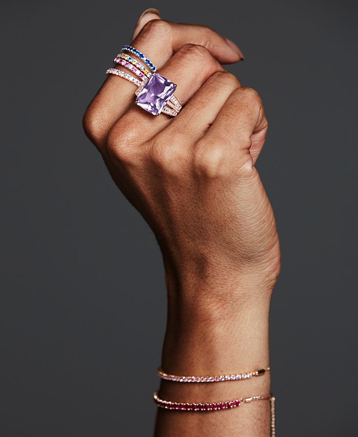 EFFY Collection EFFY® Pink Amethyst (15-1/2 ct. t.w.) & Diamond (3/8 ct ...