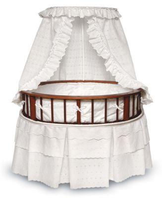 Elegance Round Baby Bassinet With Canopy - Macy's