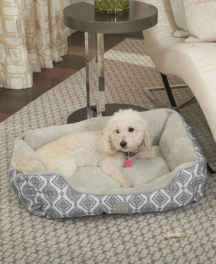 Elle Decor Comfy Pooch Dog Bolster Bed Cuddler - Macy's