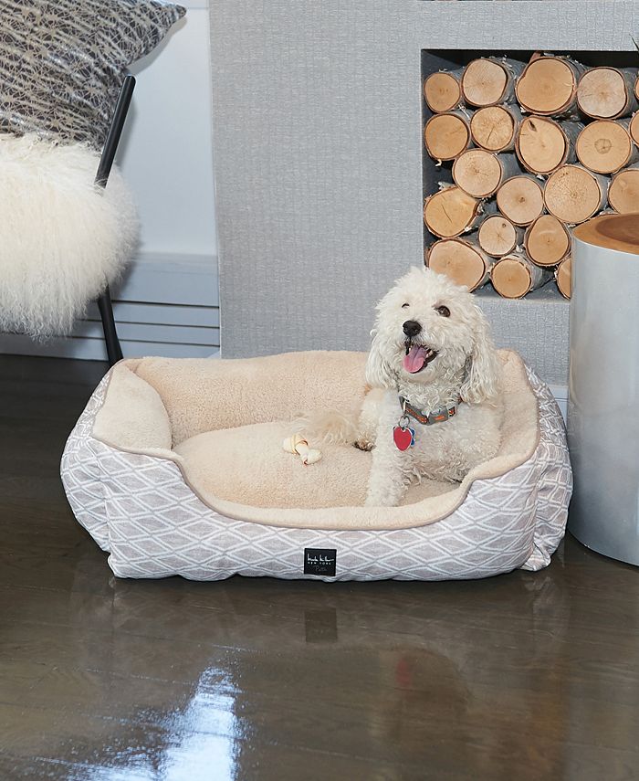 Home Dynamix Nicole Miller Comfy Pooch Dog Bolster Bed Cuddler - Macy's