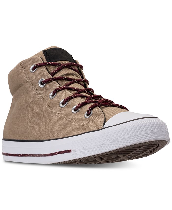 Converse Men's Chuck Taylor Street Mid Casual Sneakers from Finish Line ...