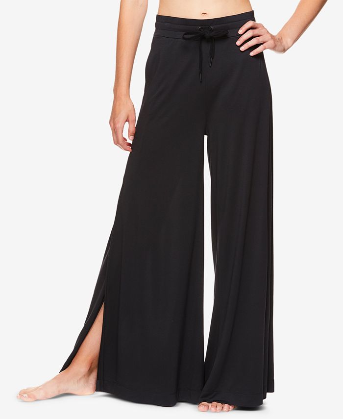 Gaiam X Jessica Biel Wide-Leg Slit Pants - Macy's