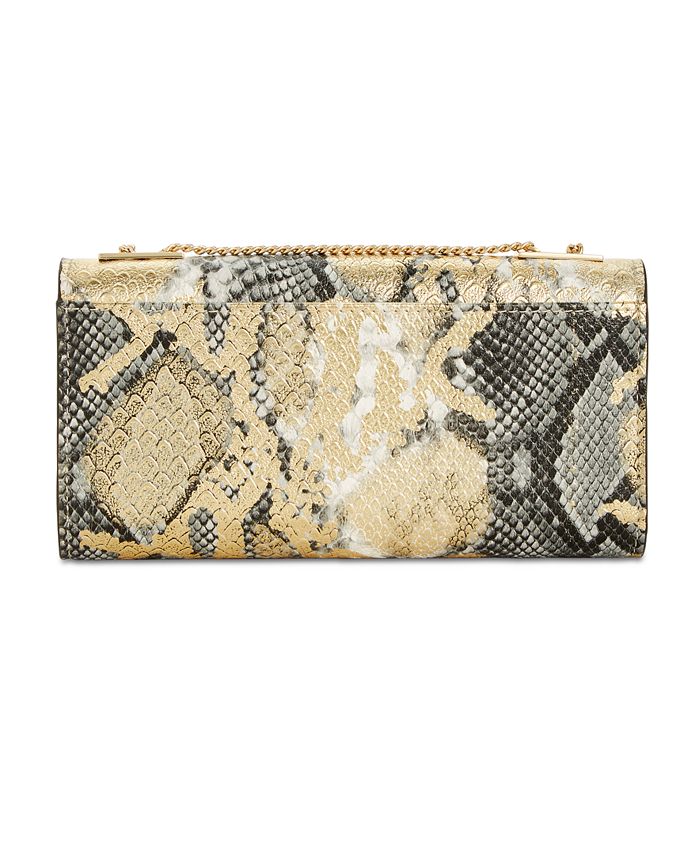INC International Concepts I.N.C. Glam Metallic Python-Embossed ...