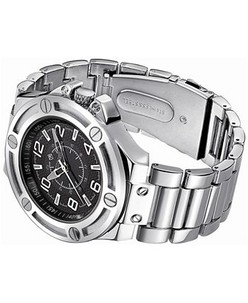 Timothy Stone Manis' Men's Quartz Oversized Metal Bracelet Watch - Macy's