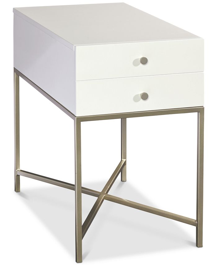 Palliser Delano Rectangular Chairside Table - Macy's