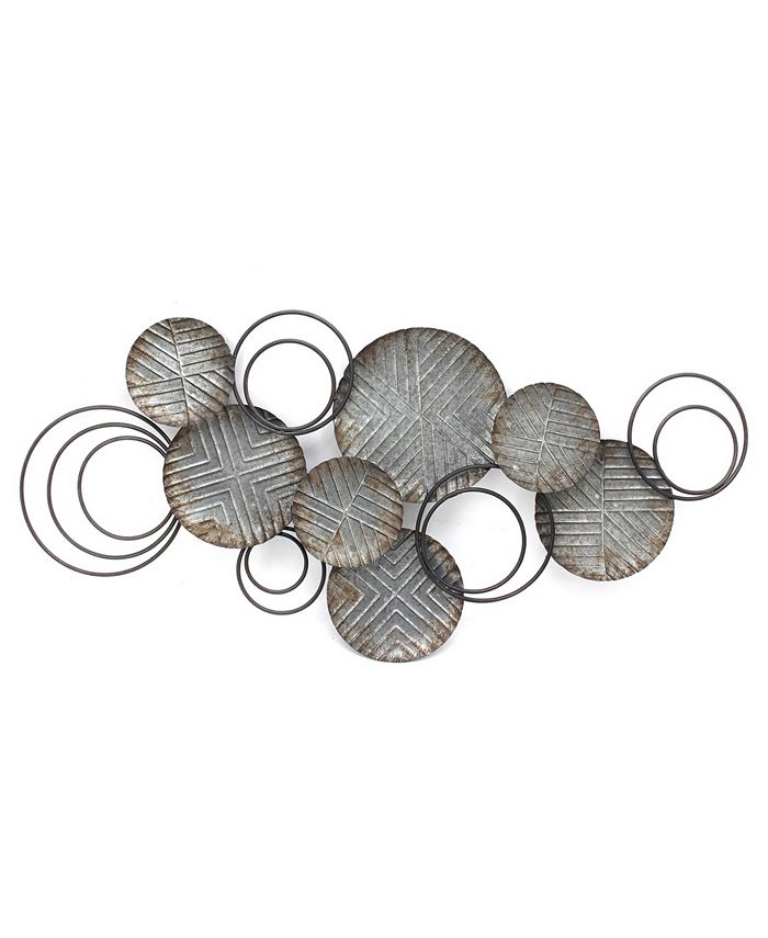 Stratton Home Décor Stratton Home Decor Galvanized Plates Wall Decor ...