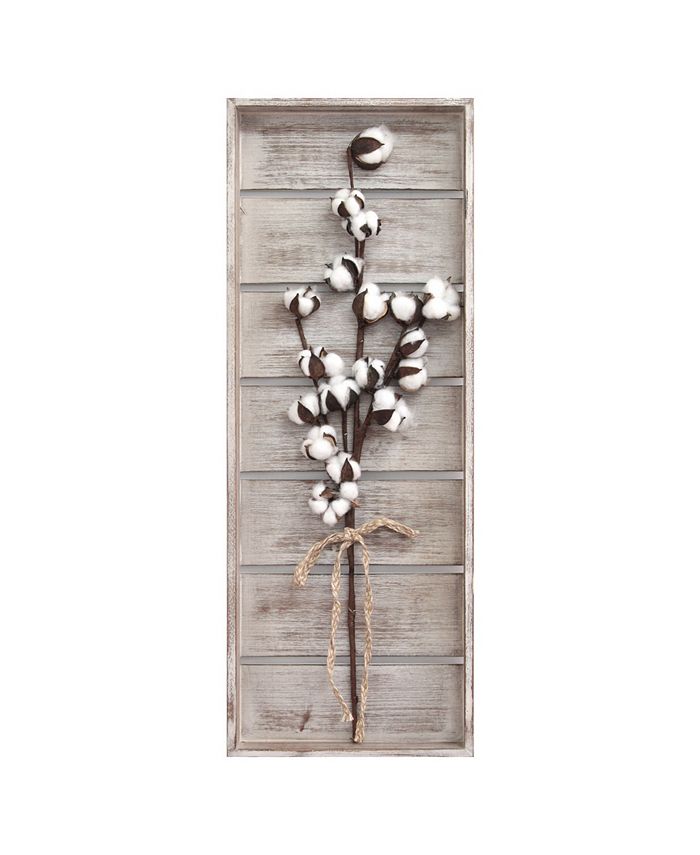Stratton Home Décor Stratton Home Decor Cotton Stem Panel Wall Decor ...