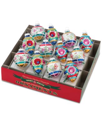 Christopher Radko Christmas Confetti 1.75" Decorated Rounds & Shapes ...