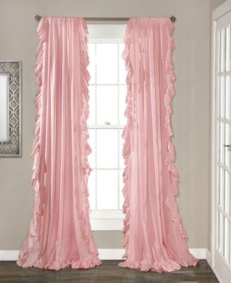 Reyna 84" x 54" Window Curtain Set - Macy's