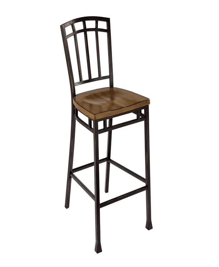 Home Styles Modern Craftsman Bistro Stool - Macy's