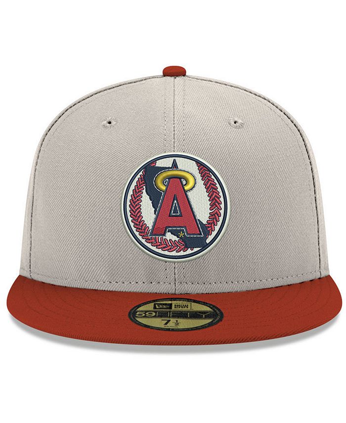 New Era Los Angeles Angels Retro Stock 59FIFTY FITTED Cap - Macy's