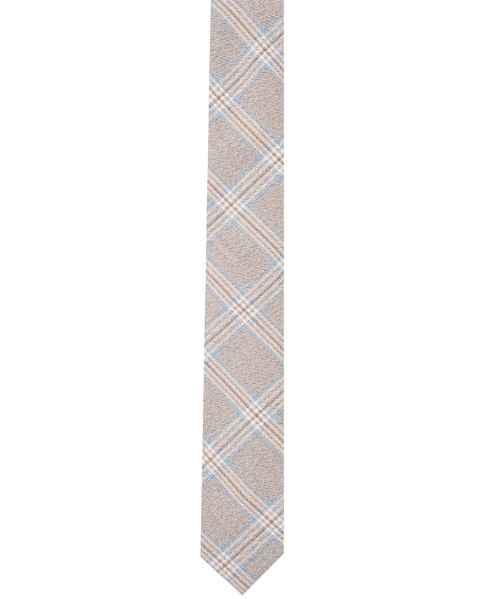 Original Penguin Penguin Men's Cameron Plaid Skinny Tie - Macy's