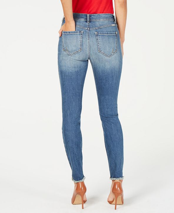 INC International Concepts I.N.C. Embellished Ripped Skinny Jeans ...