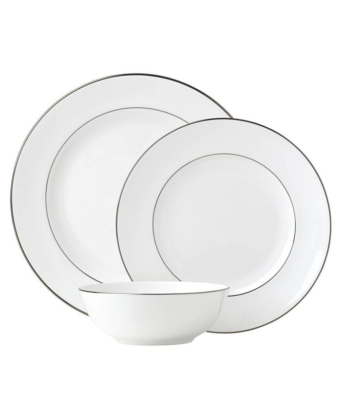 Lenox Continental Dining Platinum 3 Piece Place Setting - Macy's