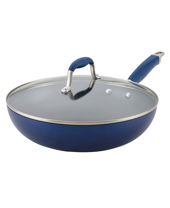 Anolon Advanced Indigo Hard-Anodized Nonstick 12" Covered Ultimate Pan ...
