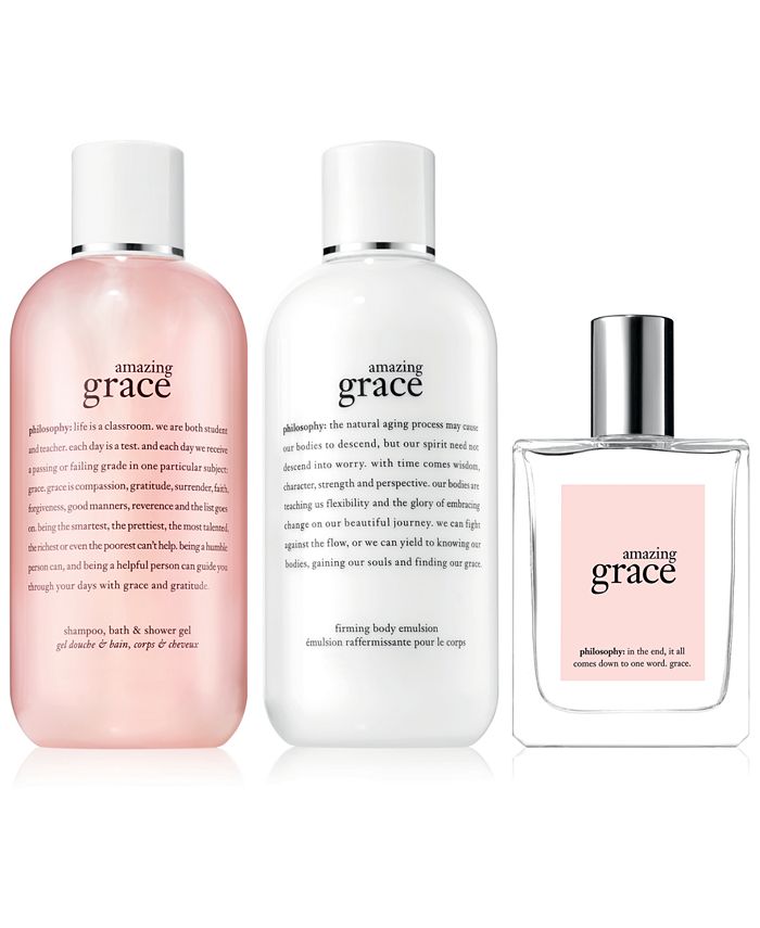 Philosophy 3 Pc Amazing Grace Eau De Toilette Holiday T Set Macys