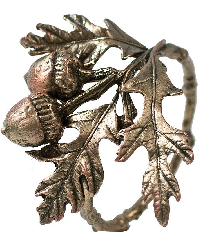 Michael Michaud Acorn & Oak Napkin Rings - Macy's