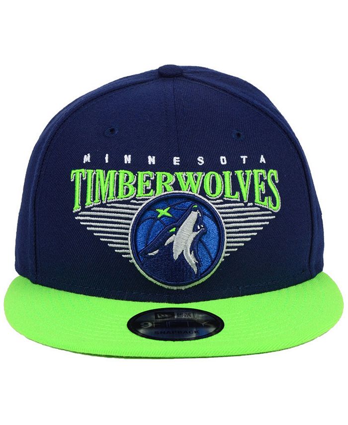 New Era Minnesota Timberwolves Retro Triangle 9FIFTY Snapback Cap - Macy's