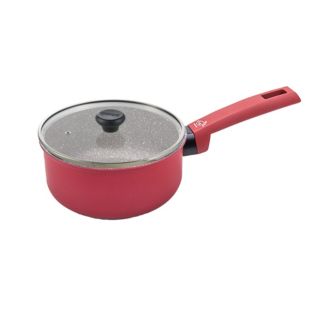 Moneta Riviera Non-Stick Forged Aluminum 1.5 Qt. Sauce Pan with Lid ...