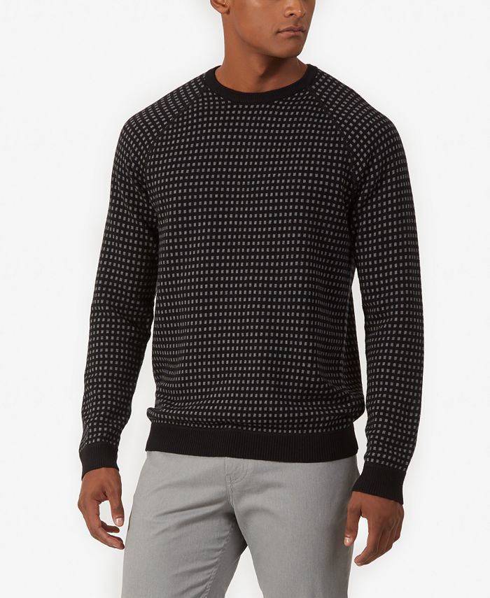 Kenneth Cole New York Kenneth Cole Men's Alternative City Grid Sweater ...