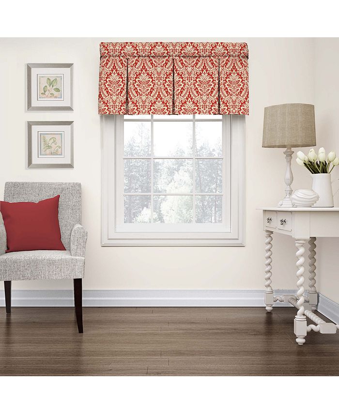 Waverly Wavelry Donnington Box Pleat Window Valance - Macy's
