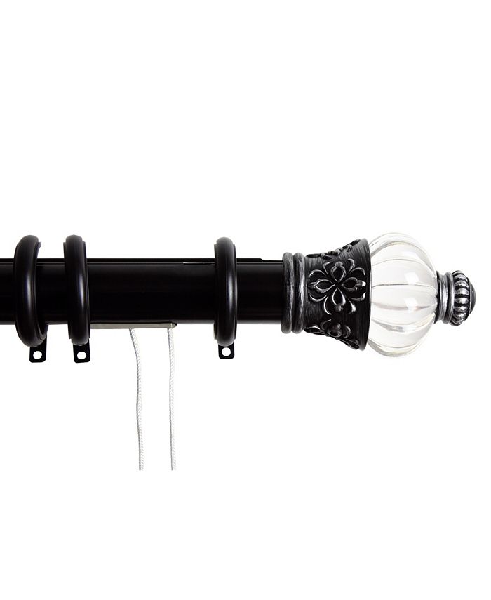 Rod Desyne Royal Decorative Traverse Rod w/ Rings 66"- 120" - Macy's