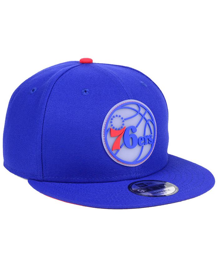 New Era Philadelphia 76ers Team Cleared 9FIFTY Snapback Cap - Macy's