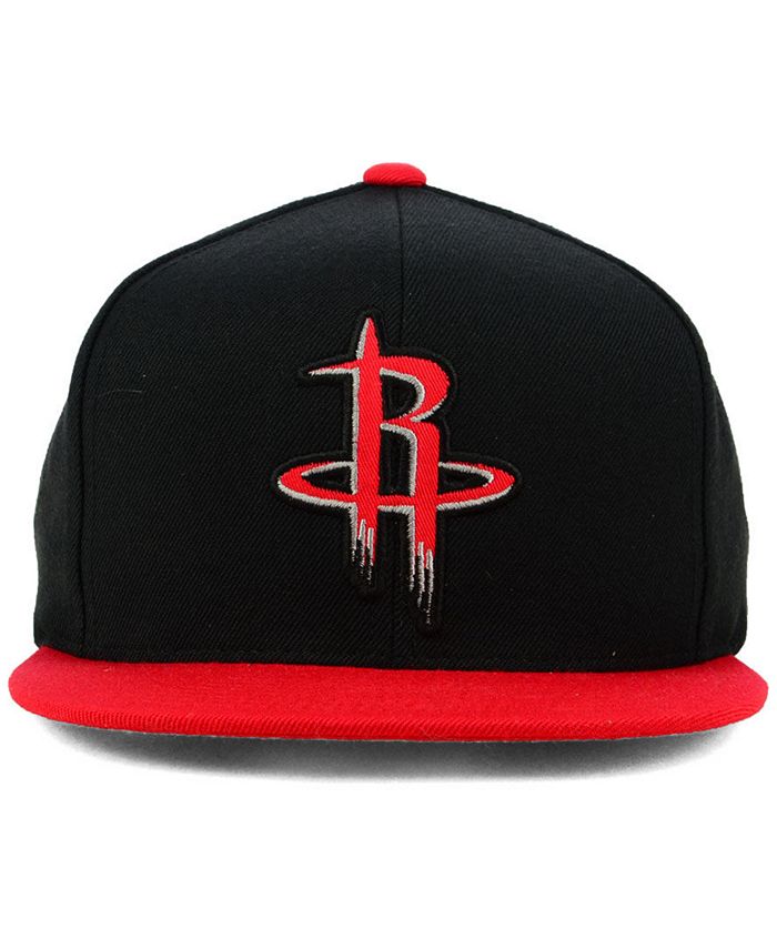 Mitchell & Ness Houston Rockets Curved Mesh Snapback - Macy's