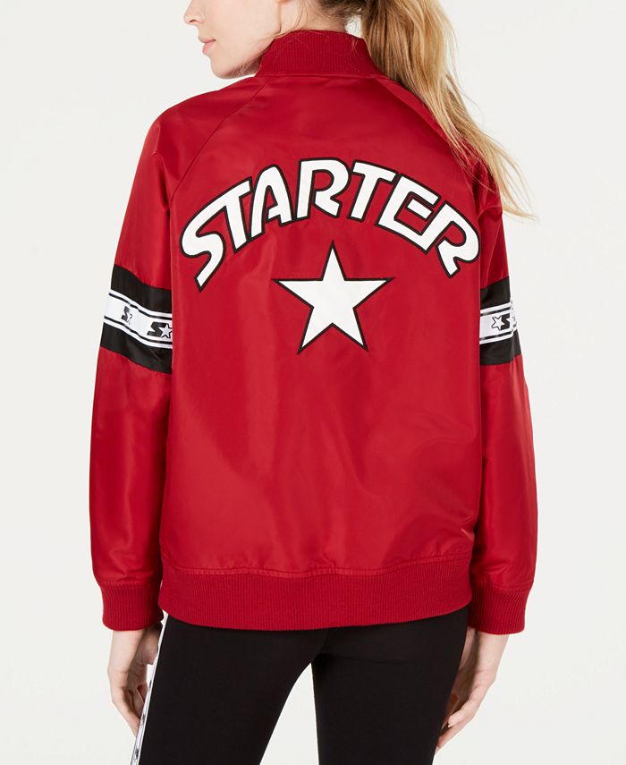 Starter Graphic Logo Bomber Jacket - Macy's