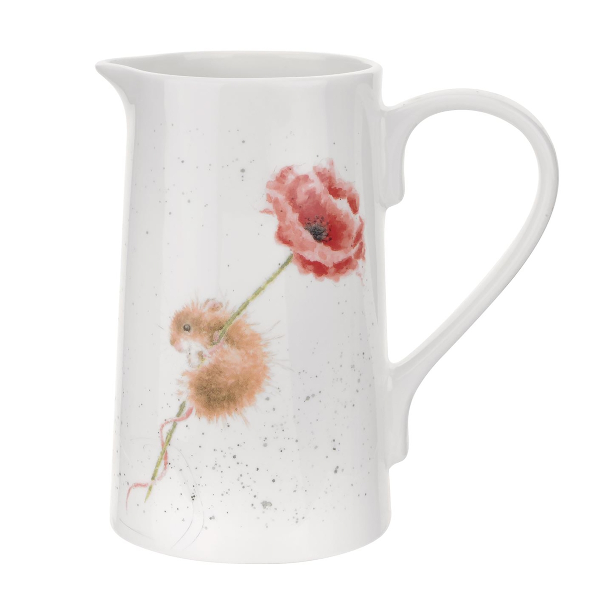Click here for Royal Worcester Wrendale Mouse Pitcher - White prices