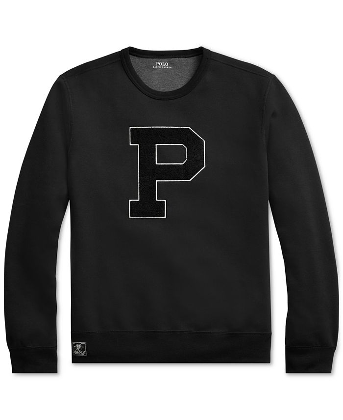 Polo Ralph Lauren Men's Chenille P Double-Knit Sweatshirt - Macy's