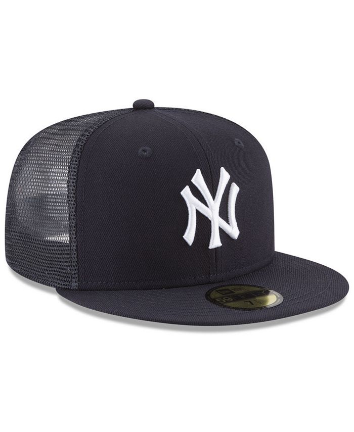 New Era New York Yankees On-Field Mesh Back 59FIFTY Fitted Cap - Macy's