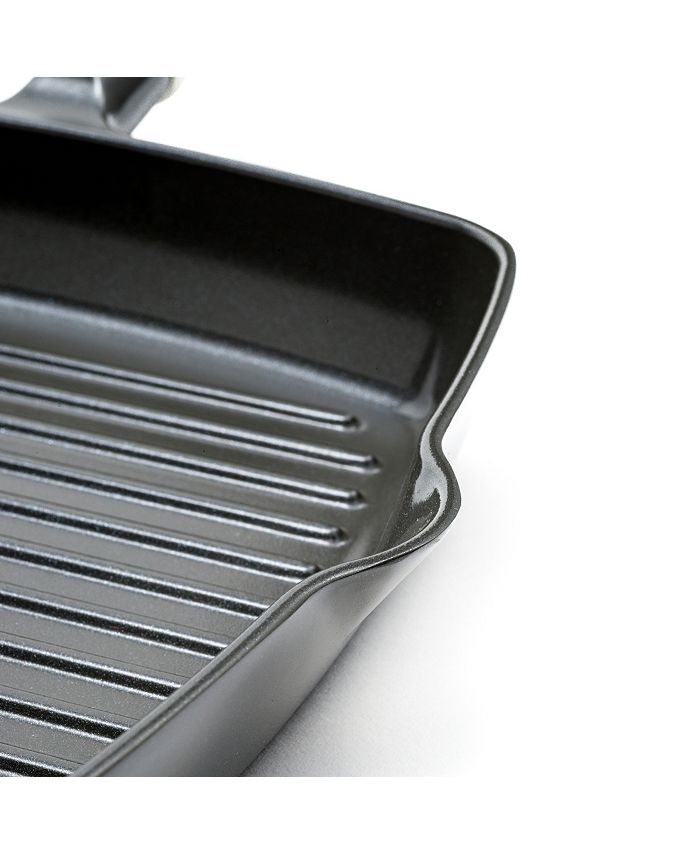 GreenPan SimmerLite 10" Cast Aluminum Ceramic Non-Stick Square Grillpan ...