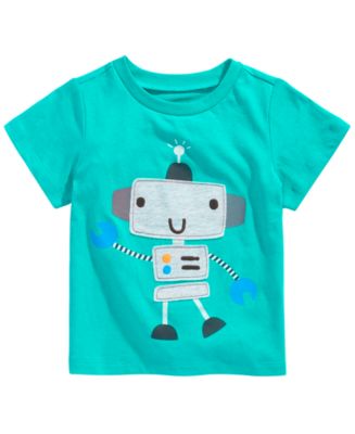 First Impressions Toddler Boys Robot T-Shirt, Created for Macy's - Macy's