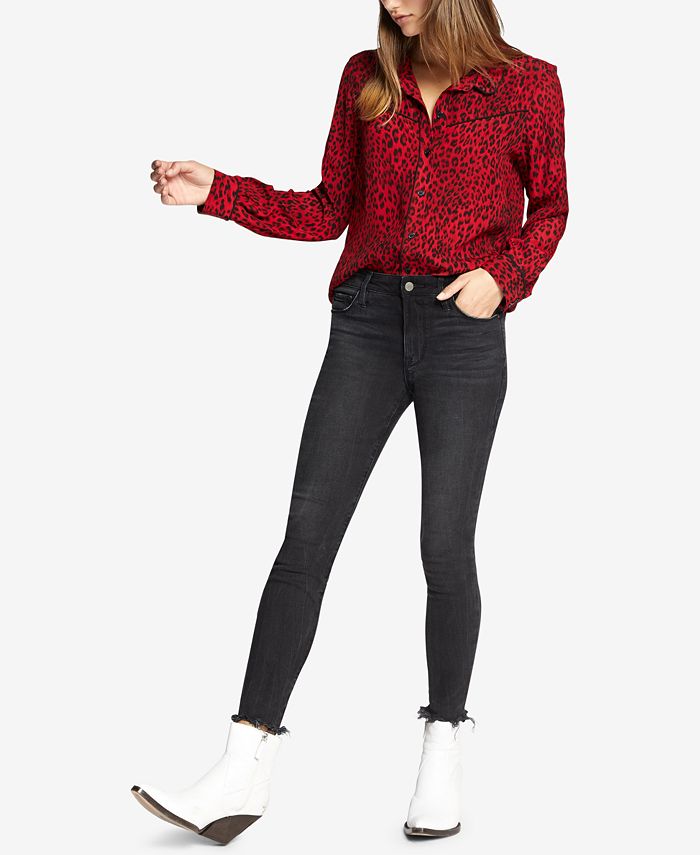 Sanctuary Joni West Leopard-Print Shirt - Macy's