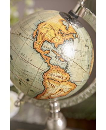IMAX Colombo Small Globe with Nickel Finish Base - Macy's