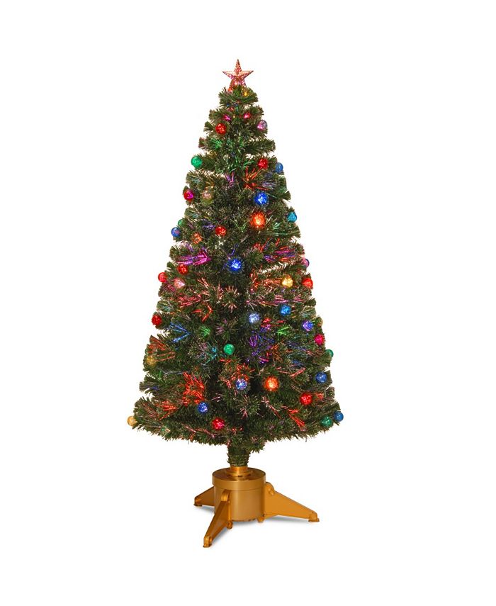 National Tree Company National Tree 72" Fiber Optic Fireworks Tree with ...