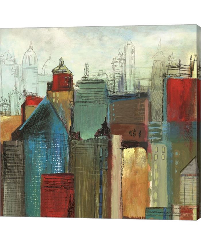 Metaverse Sunlight City I By Tom Reeves Canvas Art - Macy's