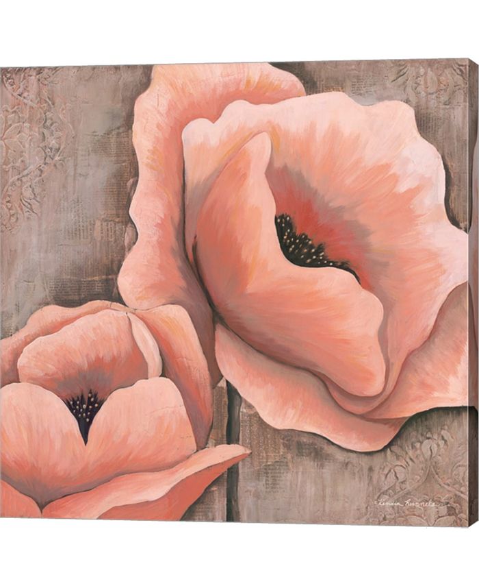 Metaverse Pink Poppies By Kendra Runnels Canvas Art - Macy's
