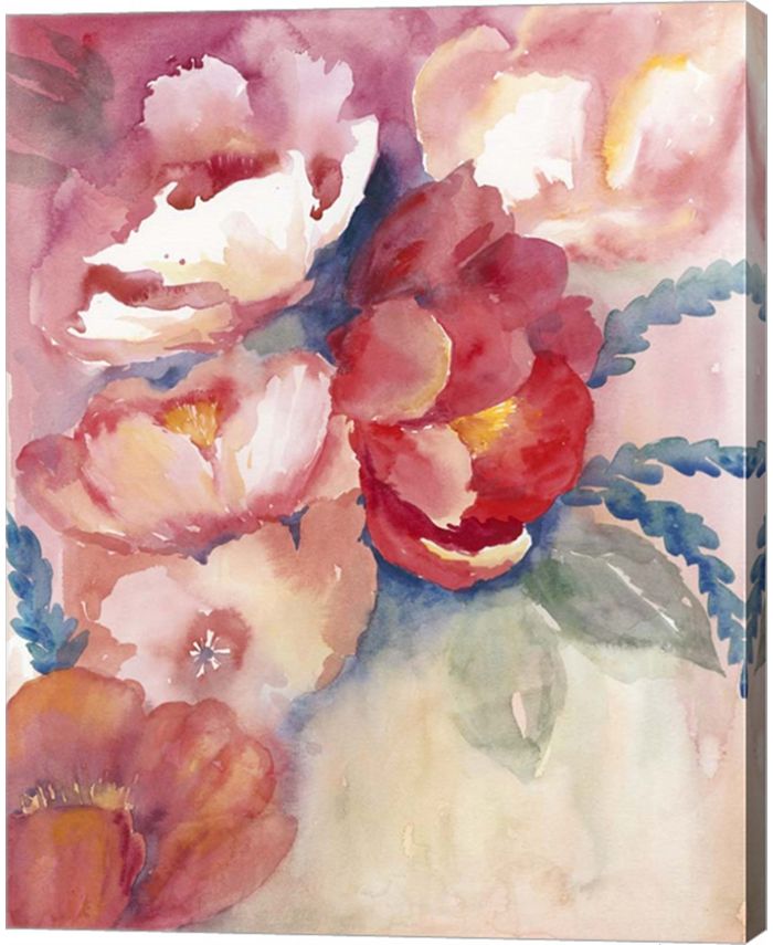 Metaverse Cerise Tide I By Grace Popp Canvas Art - Macy's