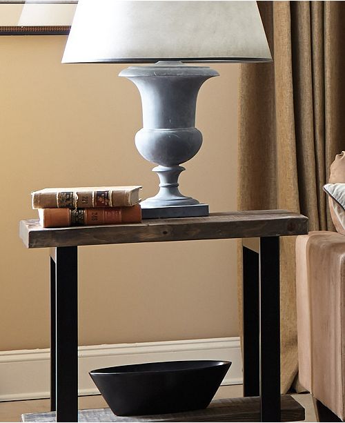 Alaterre Furniture Pomona Metal and Reclaimed Wood End Table & Reviews ... Alaterre Furniture Pomona Metal and Reclaimed Wood End Table & Reviews ...