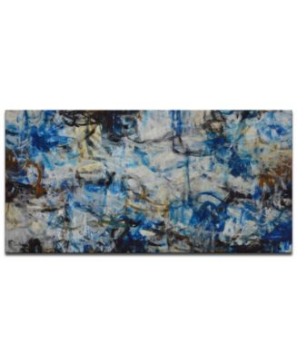 Ready2HangArt 'Blue Bomb' Abstract Canvas Wall Art Collection - Macy's