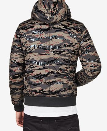 G-Star Raw Men's Quilted Hooded Camo Jacket & Reviews - Coats & Jackets ...