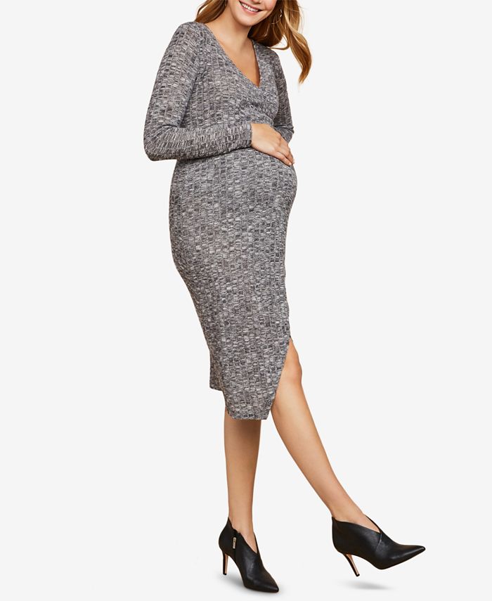 Jessica Simpson Maternity Wrap Dress - Macy's