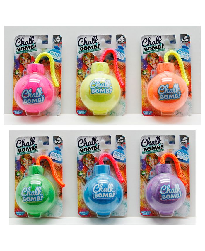 Lanard Chalk Bomb Outdoor Powder Bombs 6 Packs - Macy's