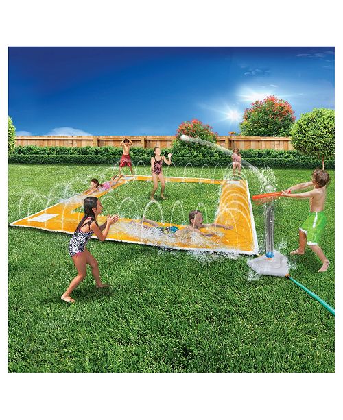 Banzai Home Run Splash Baseball Racing Slide, Bat, Inflatable Home ...