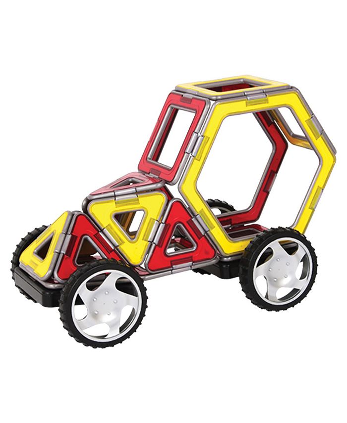 Magformers Xl Cruisers 30 Piece Magnetic Construction Car Set Colors ...